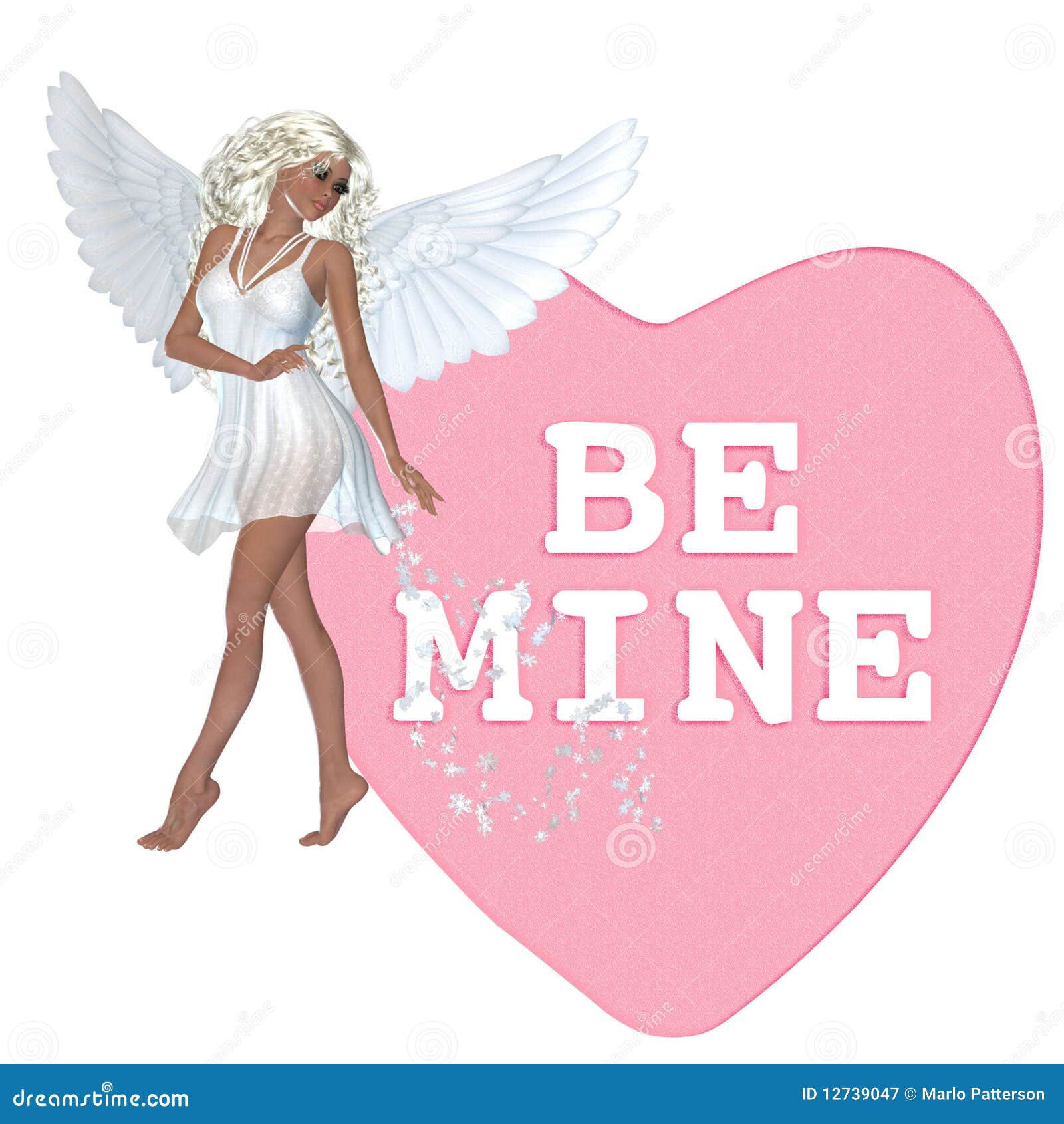 Be Mine Hearts With Wings