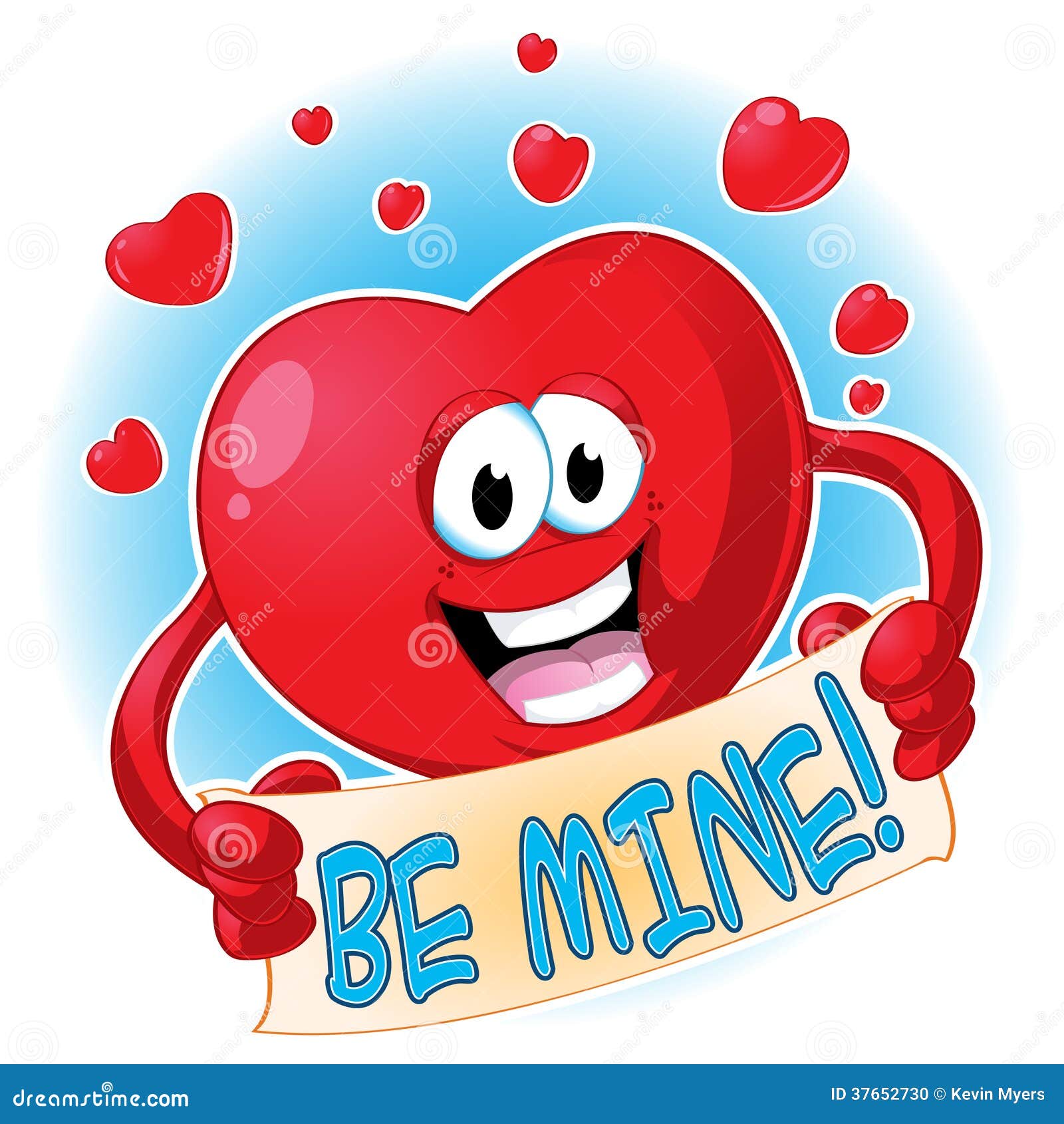 Be Mine! stock illustration. Illustration of cartoon - 37652730