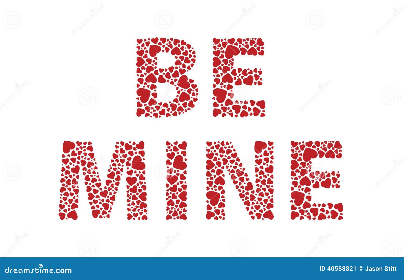 Be Mine stock vector. Illustration of shape, digital - 40588821