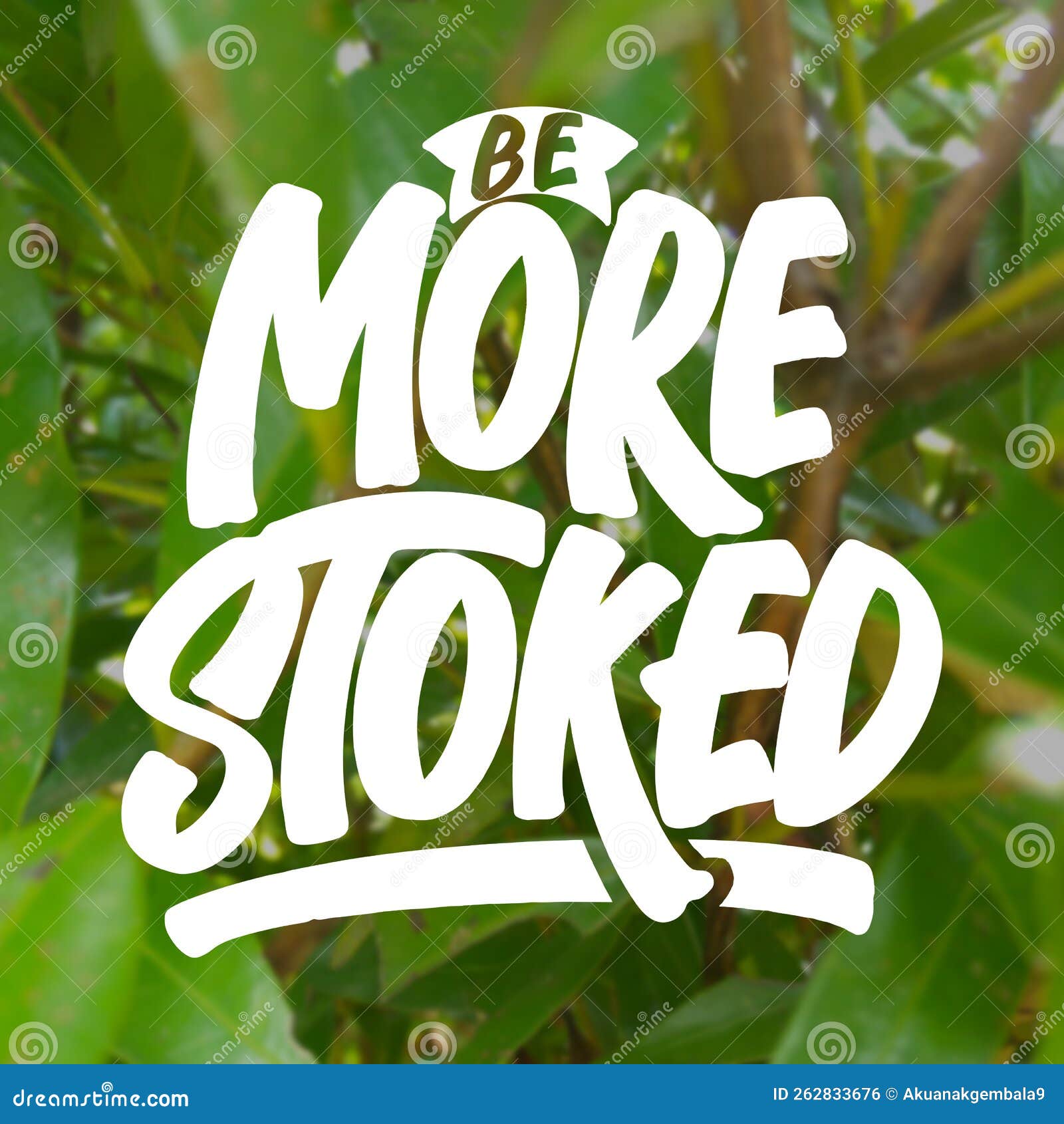 BE MORE STOKED MOTIVATIONAL QUOTE Stock Photo - Image of wisdom, quote ...