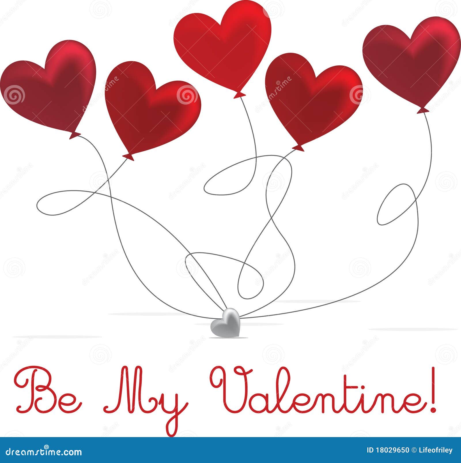 Be My Valentine stock vector. Illustration of english - 18029650