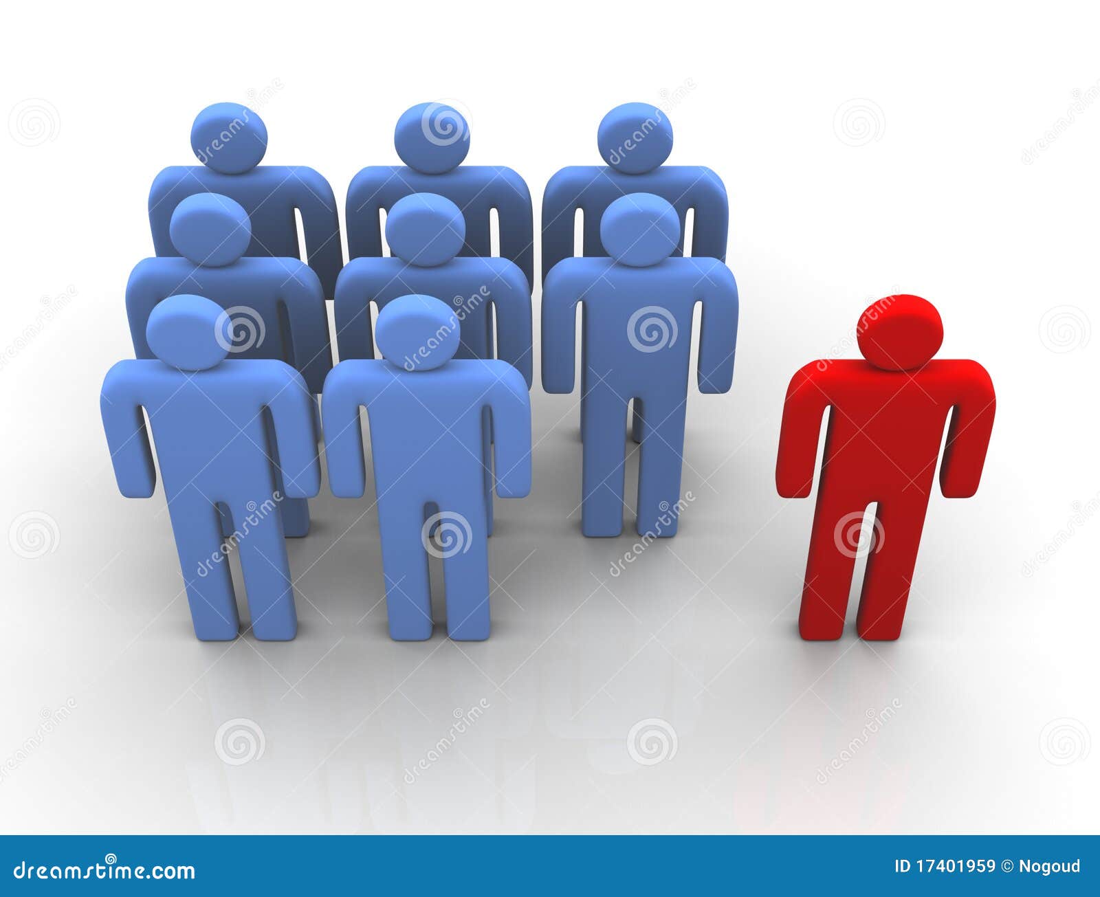 Be the One stock illustration. Illustration of contrasts - 17401959