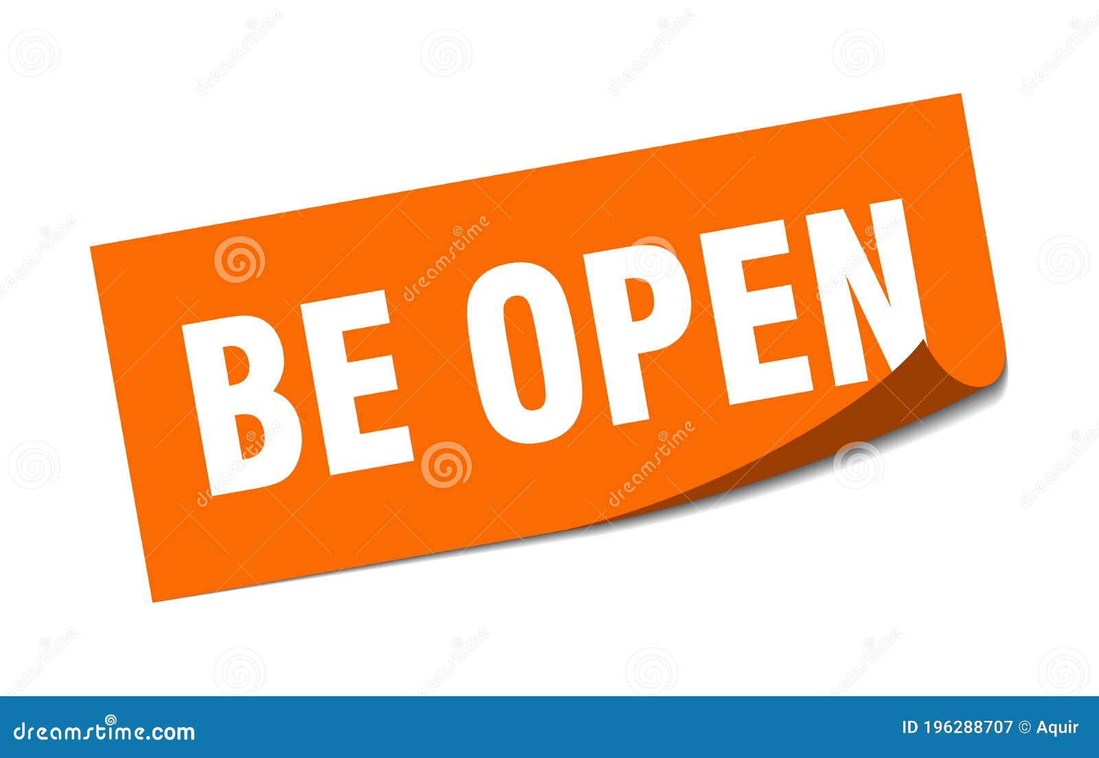 Now Open Sticker. Now Open Square Isolated Sign. Cartoon Vector ...