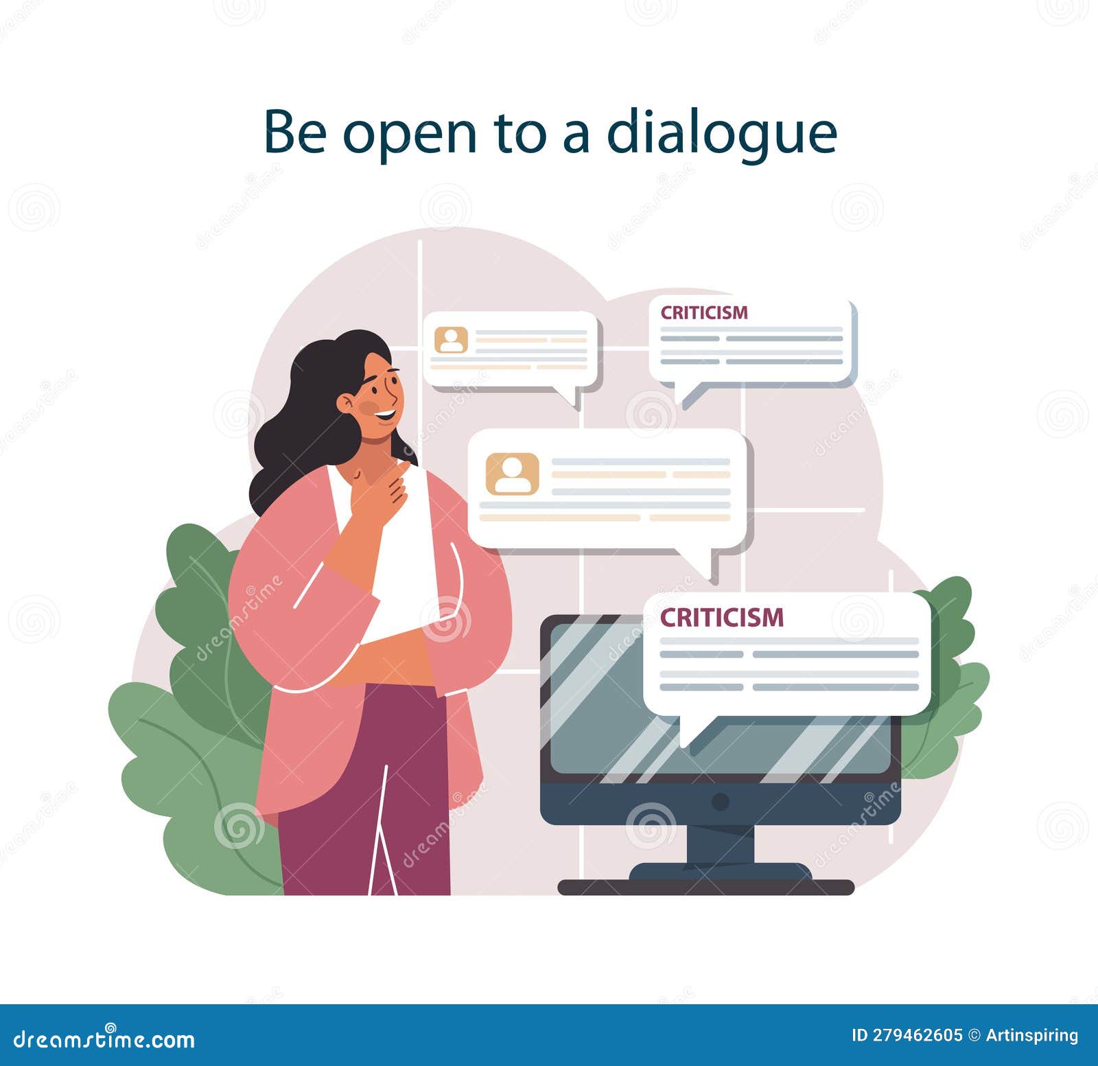 Be Open To the Dialog To Deal with Judgement at Work. Employee Stock ...