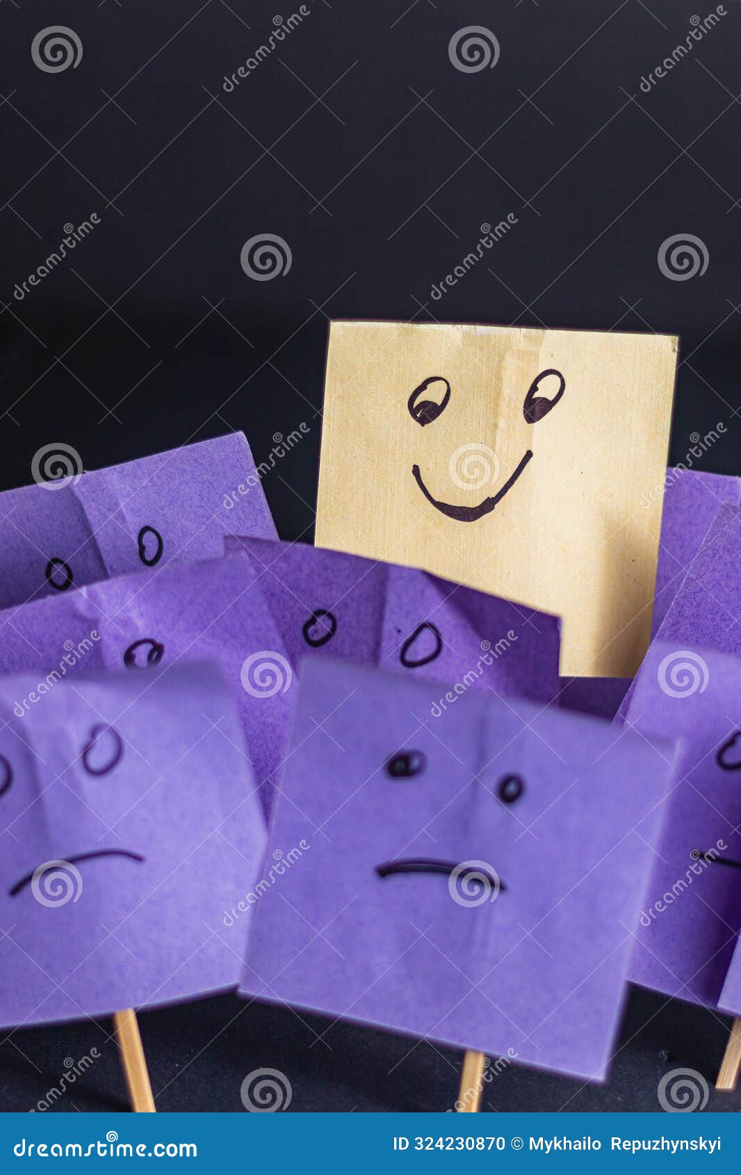 Be Positive, Be Different, Stand Out Photo Stock Photo - Image of ...