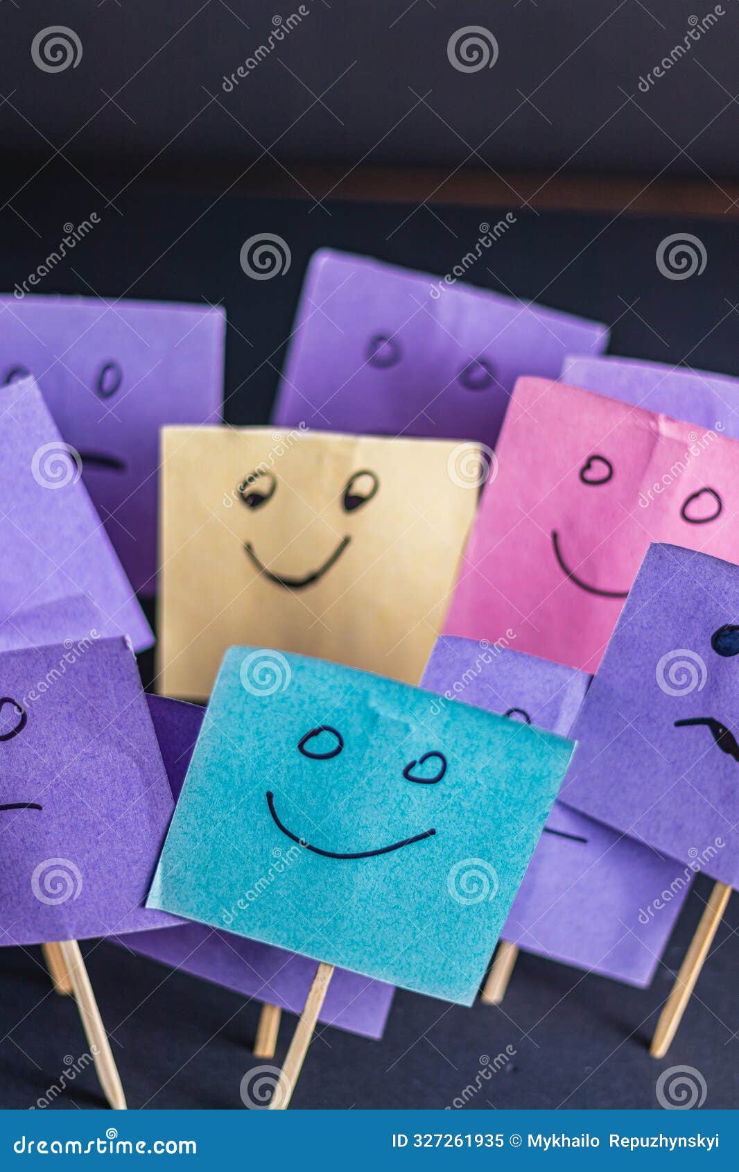 Be Positive, Be Different, Stand Out Photo Stock Image - Image of ...