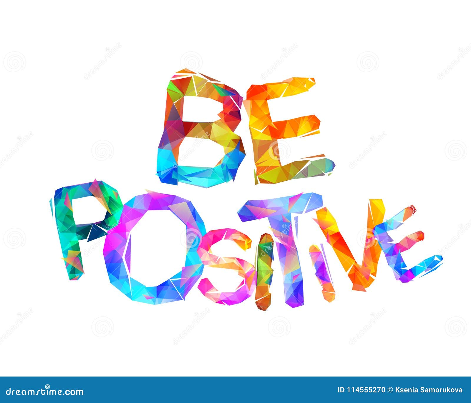 Positive - Vector Logo Template Concept Illustration. Human Character ...