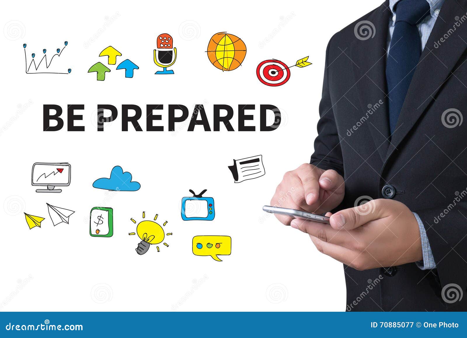 BE PREPARED concept stock image. Image of readiness, overcome - 70885077