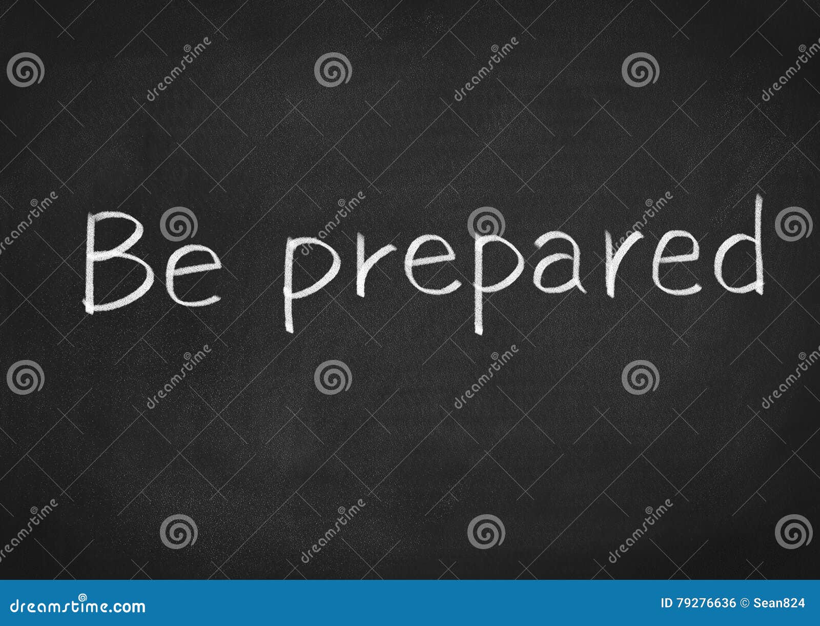 Be prepared stock illustration. Illustration of change - 79276636