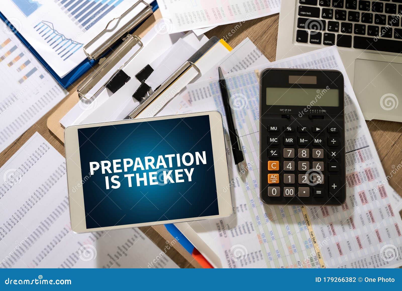 BE PREPARED and PREPARATION is the KEY Plan, Prepare, Perform Stock ...