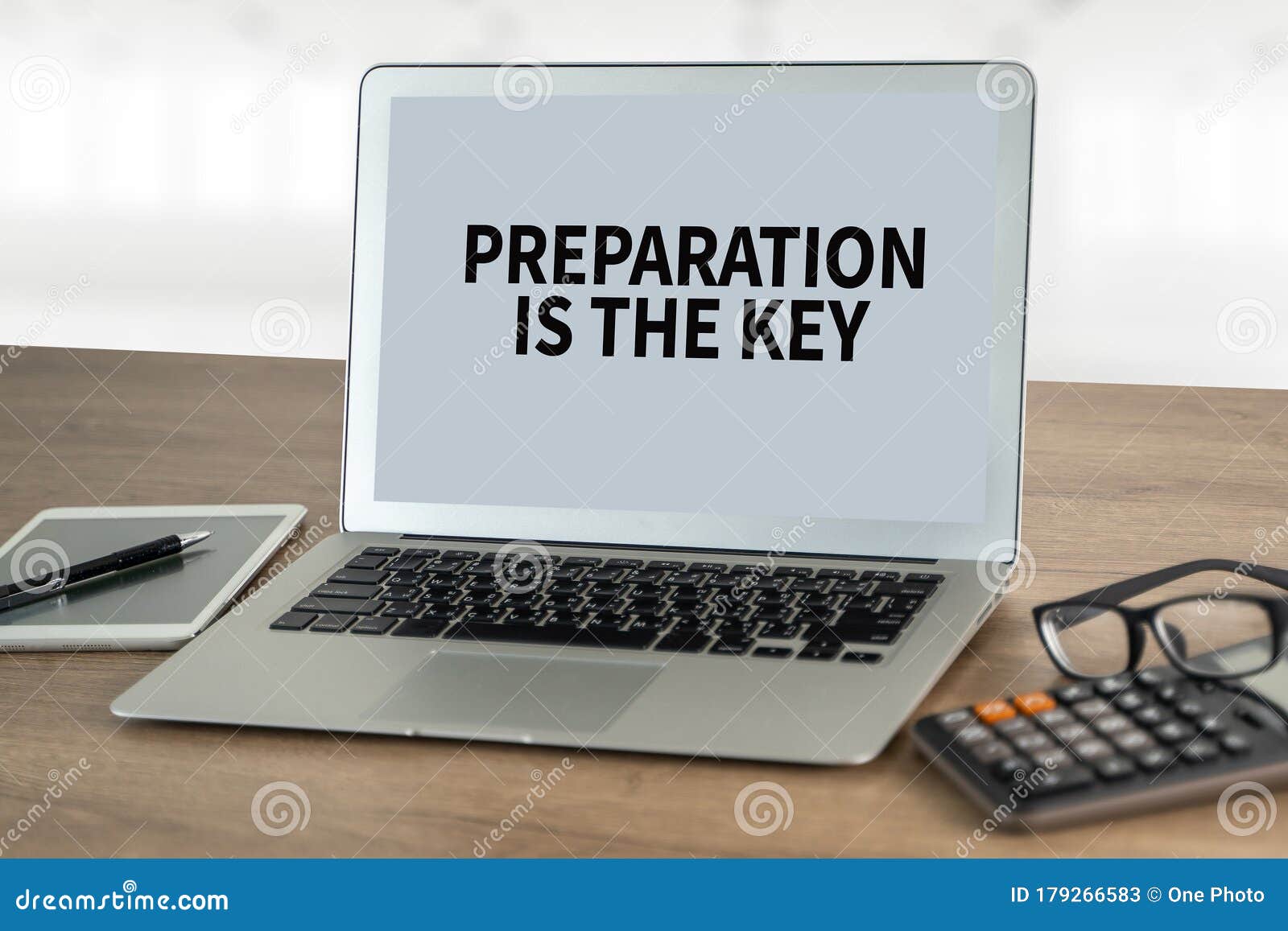 BE PREPARED and PREPARATION is the KEY Plan, Prepare, Perform Stock ...