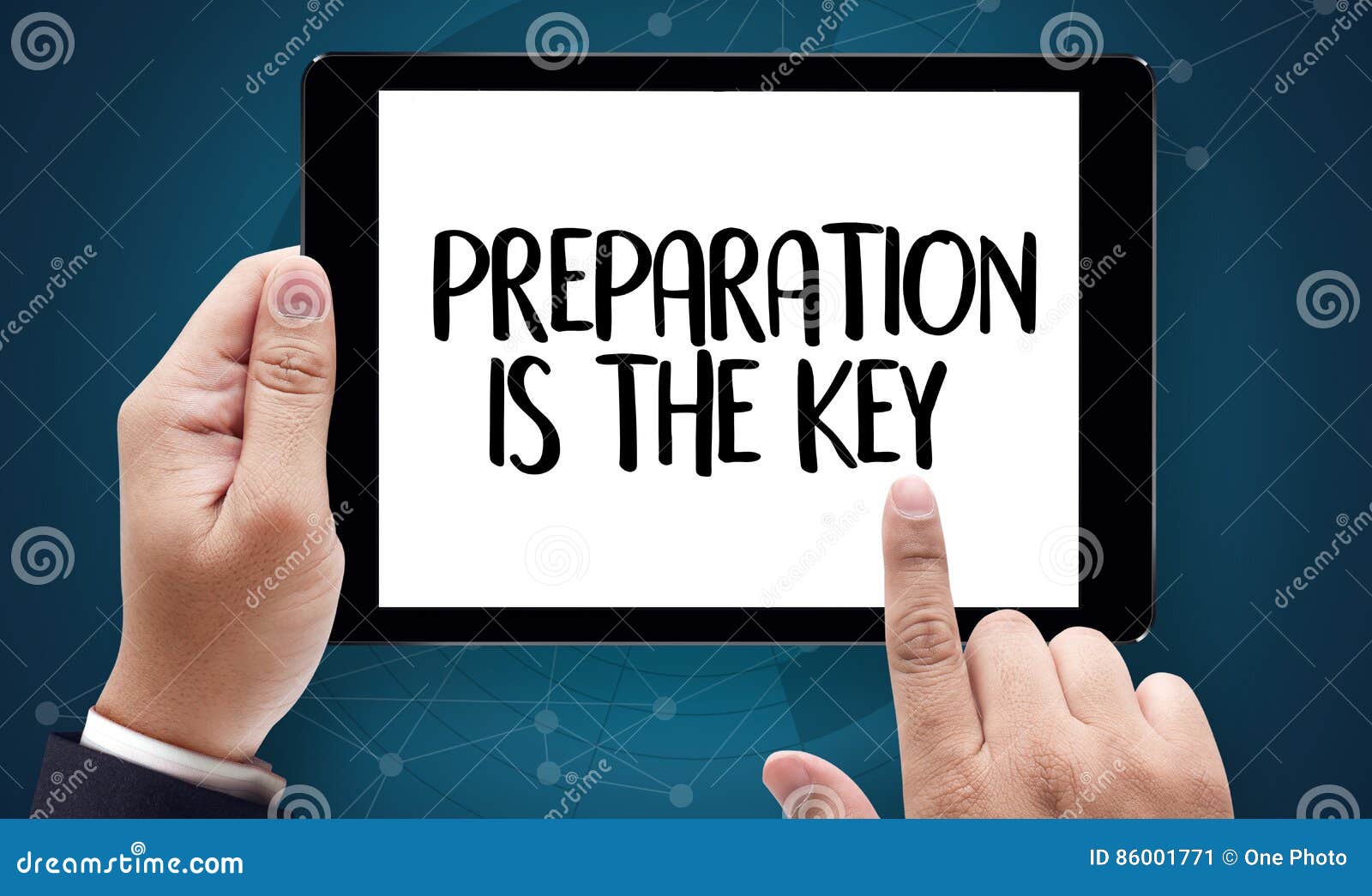BE PREPARED and PREPARATION is the KEY Plan, Prepare, Perform Stock ...