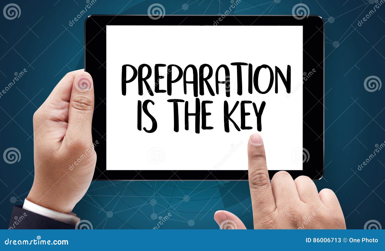 BE PREPARED and PREPARATION is the KEY Plan, Prepare, Perform Stock ...