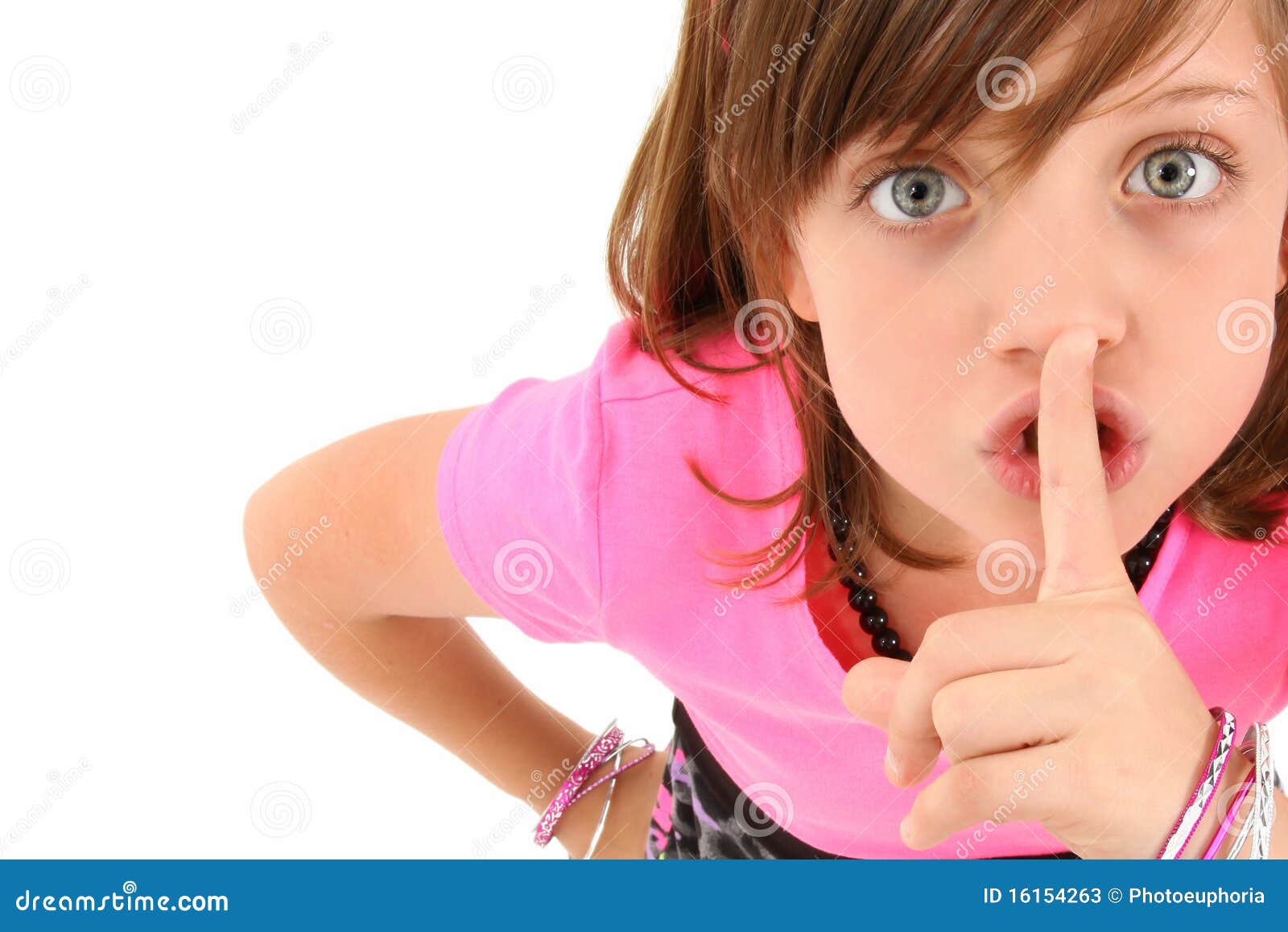 Be Quiet stock image. Image of white, full, gesture, dress - 16154263