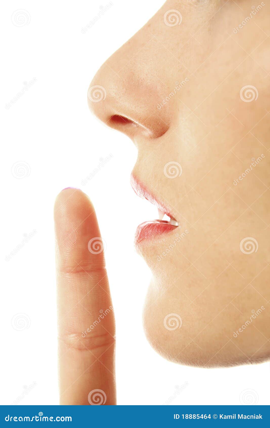 Be quiet stock photo. Image of female, finger, gesture - 18885464
