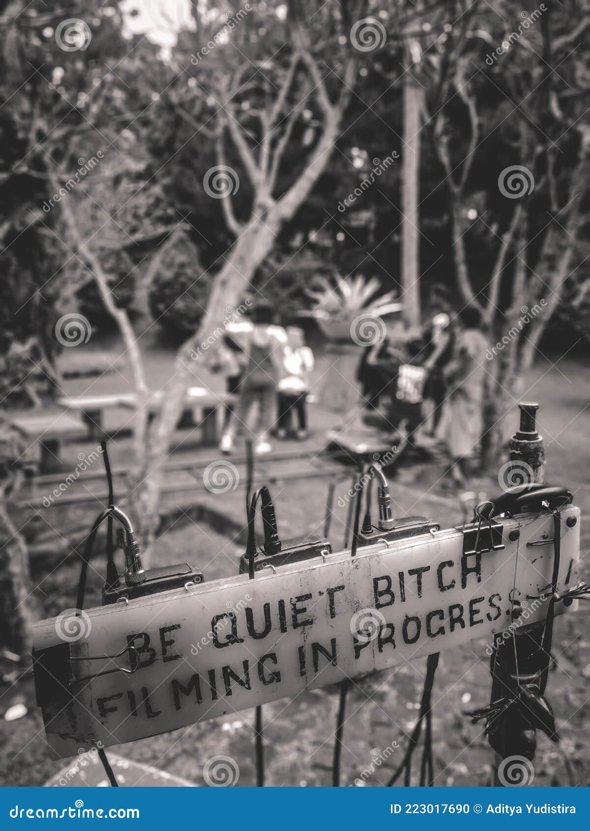 Be Quiet Filming in Progress Stock Photo - Image of quiet, progress ...