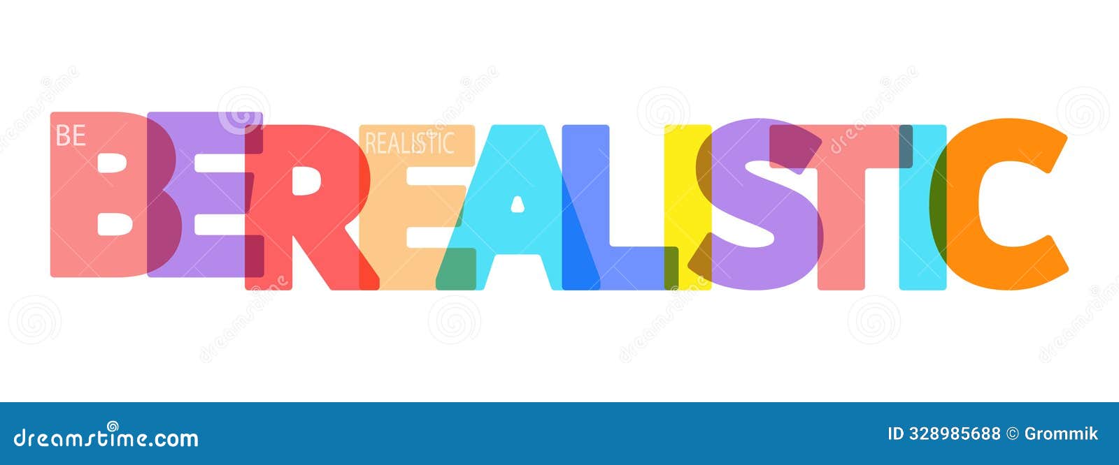 BE REALISTIC. a Motivating Phrase for Learning, Training, Self ...