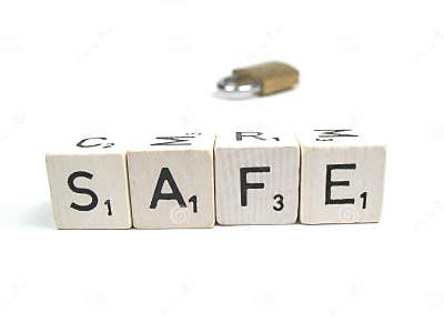 Be safe stock image. Image of word, legal, iron, metal - 6107447