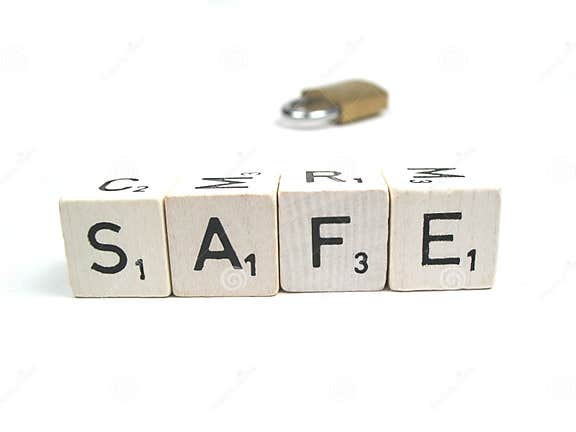Be safe stock image. Image of word, legal, iron, metal - 6107447