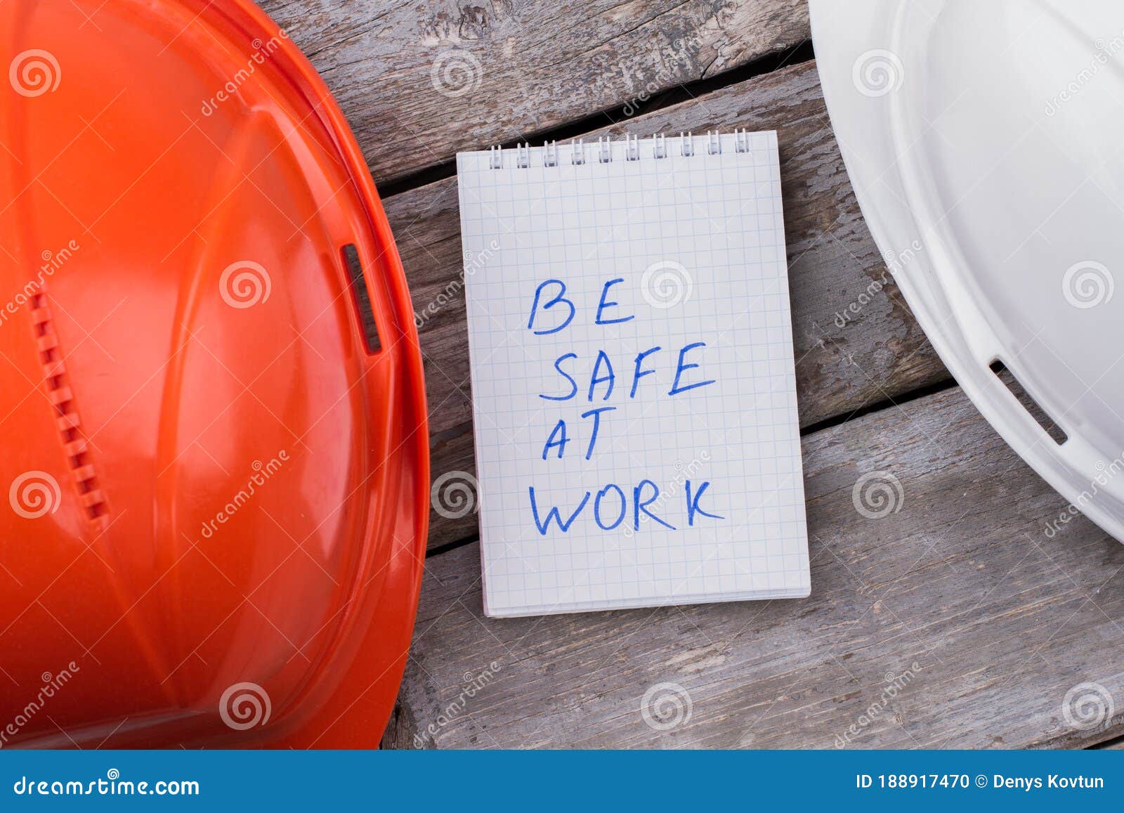 Be safe at work concept. stock photo. Image of project - 188917470