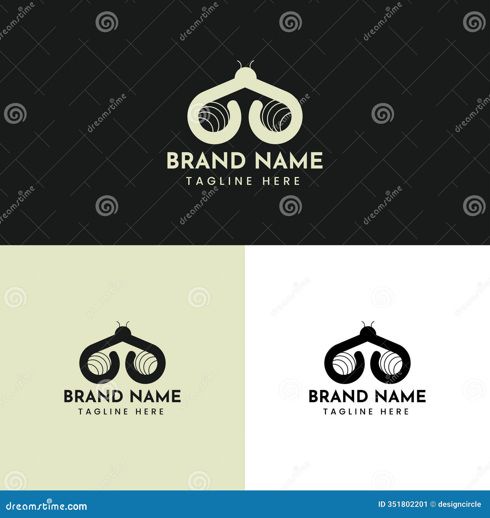 Bee shape logo design stock illustration. Illustration of brand - 351802201