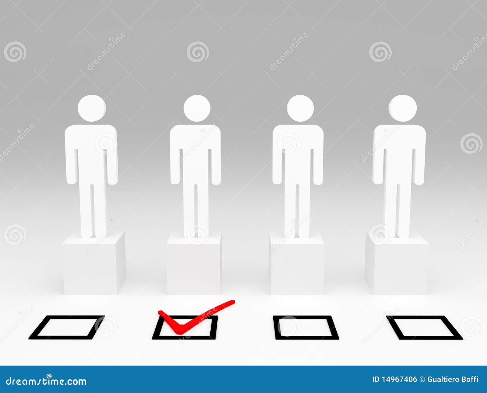 Be select stock illustration. Illustration of people - 14967406