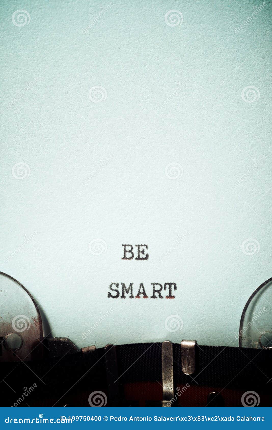 Be smart phrase stock photo. Image of motivation, global - 199750400