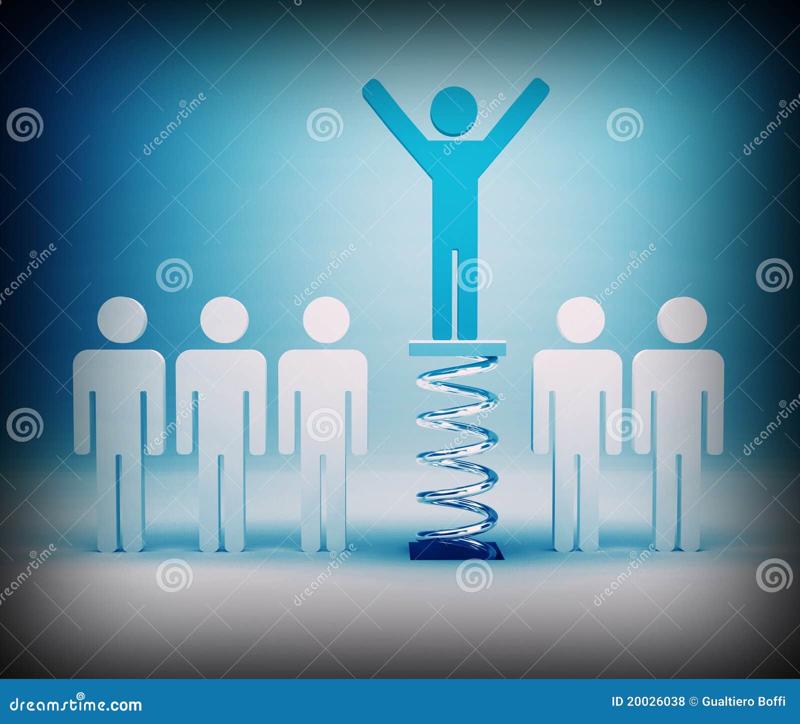 Be smart and winner stock illustration. Illustration of business - 20026038