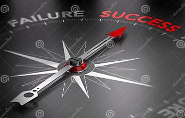 Be Successful - Success Vs Failure Stock Illustration - Illustration of ...