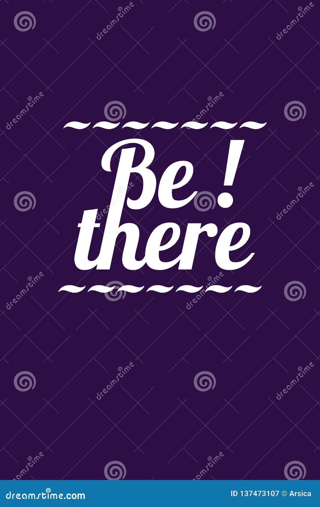 Be there stock vector. Illustration of abstract, modern - 137473107