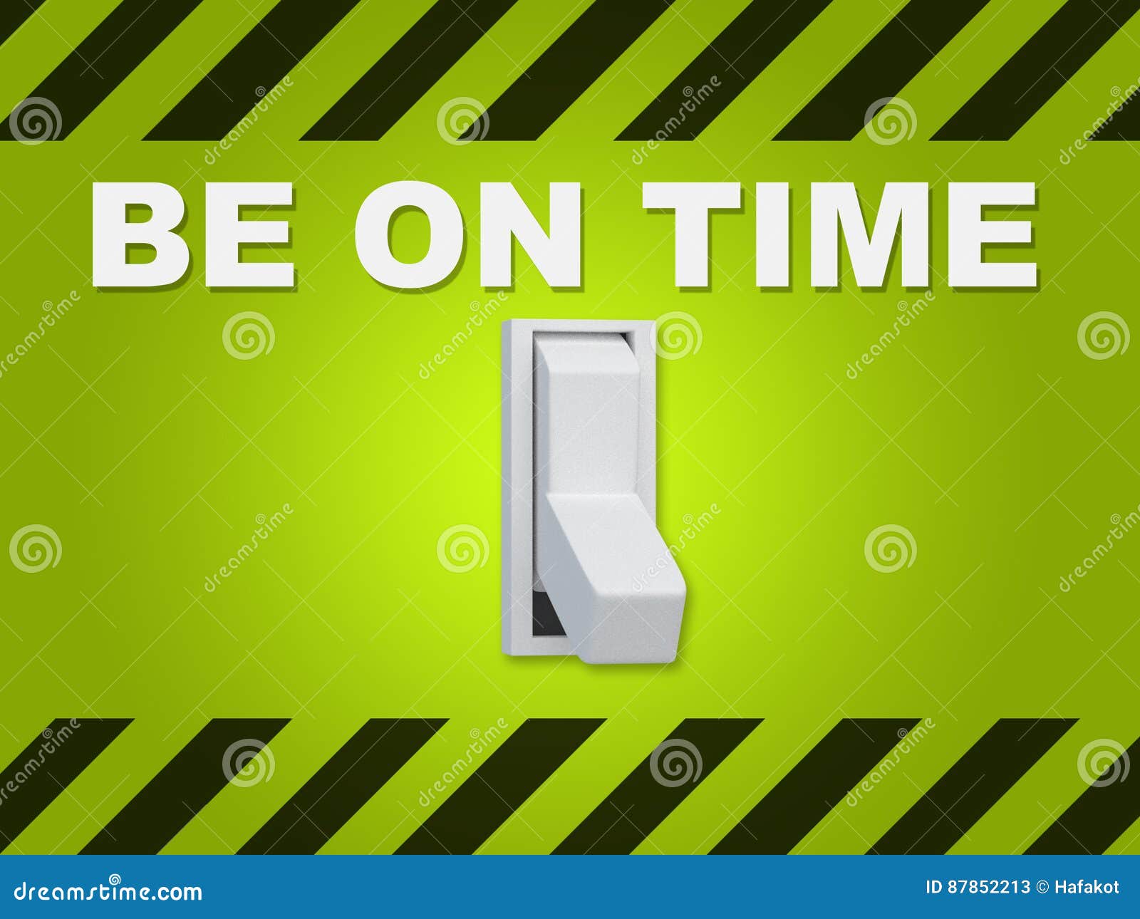 Be on Time concept stock illustration. Illustration of efficiency ...