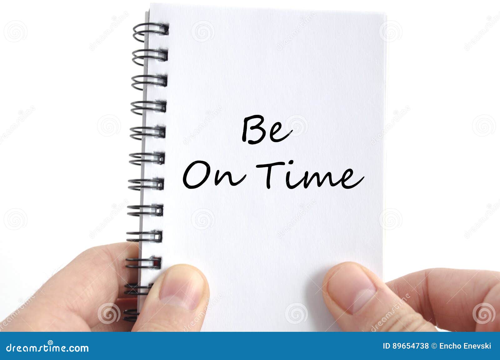Be on time text concept stock photo. Image of consultant - 89654738