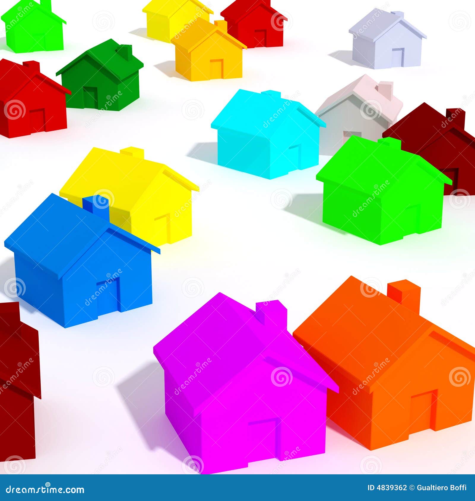 Be unique be different stock illustration. Illustration of building ...