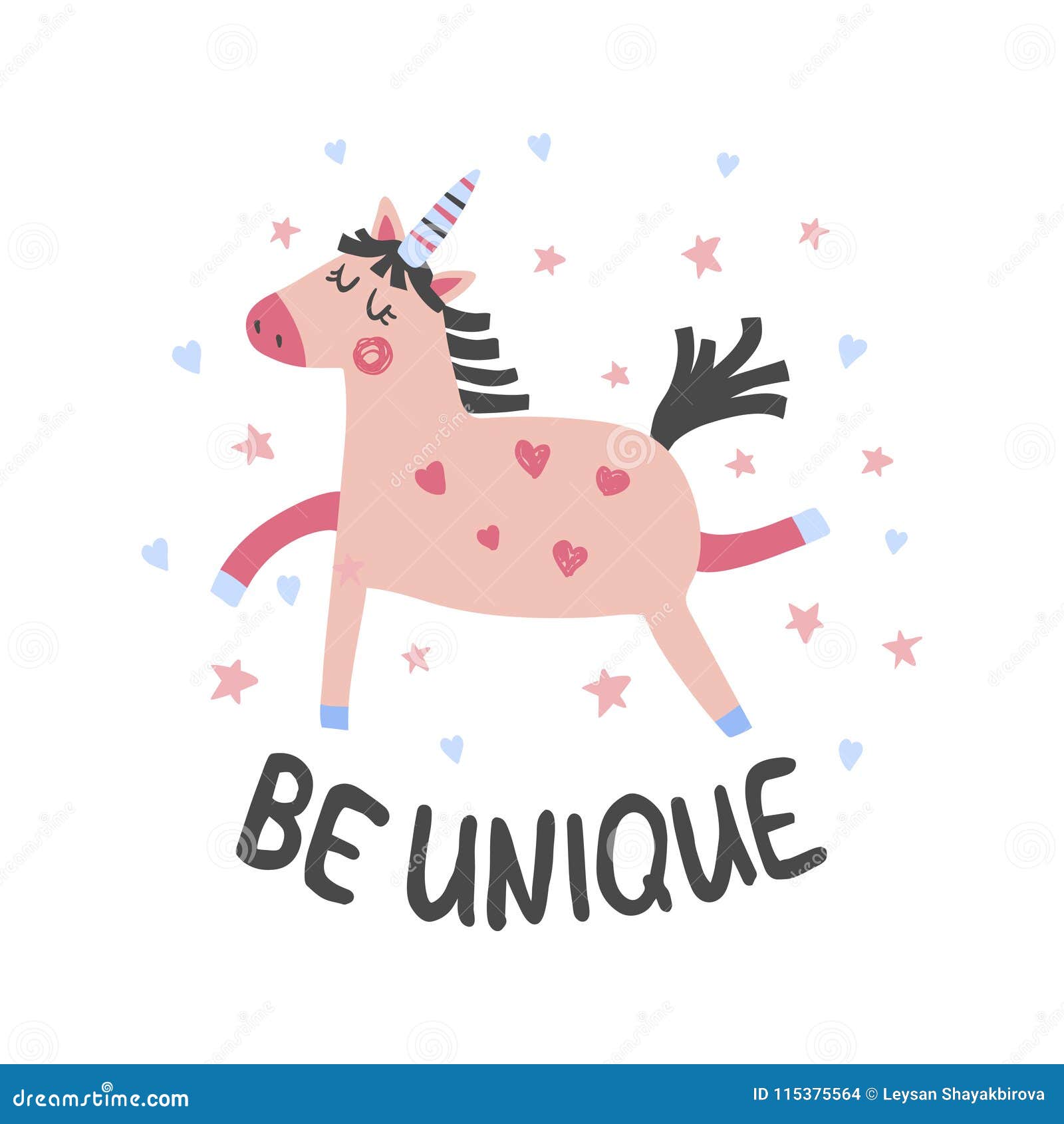 Be unique stock vector. Illustration of cartoon, character - 115375564