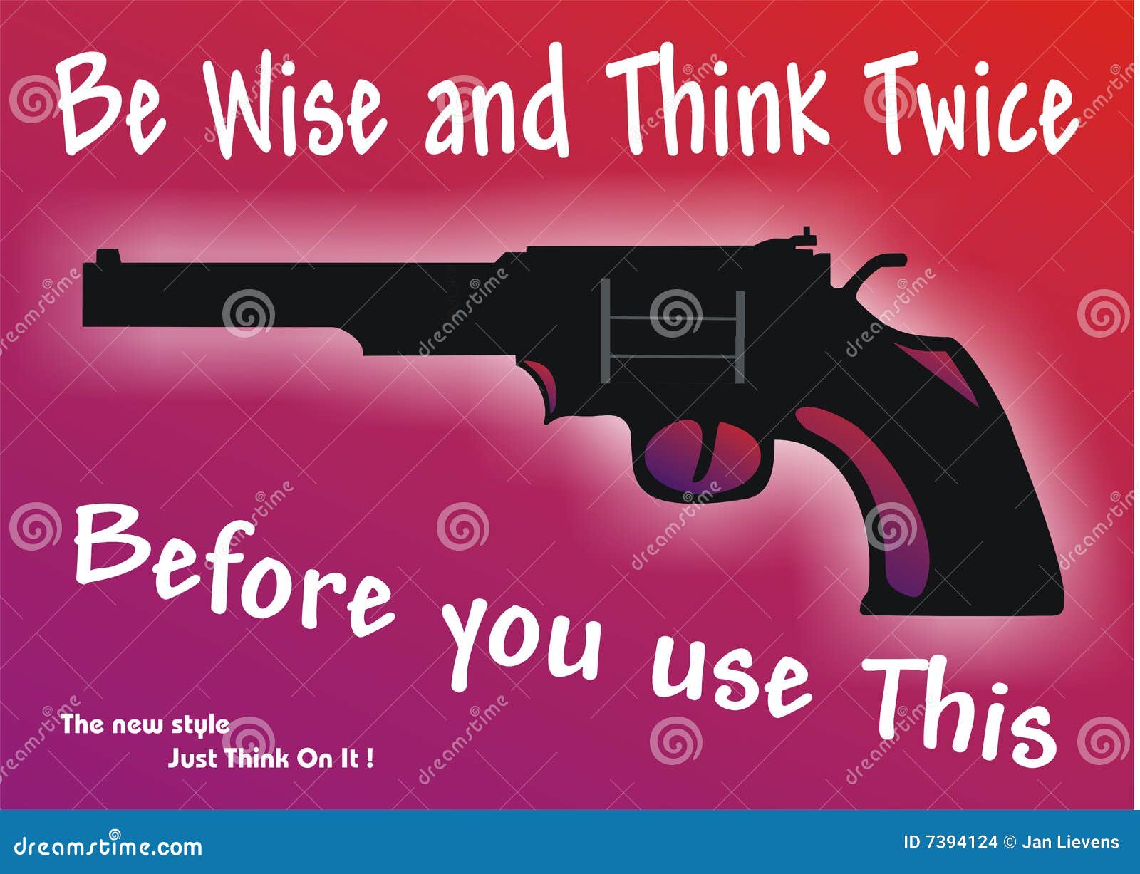 Be wise stock vector. Illustration of dangerous, careful - 7394124