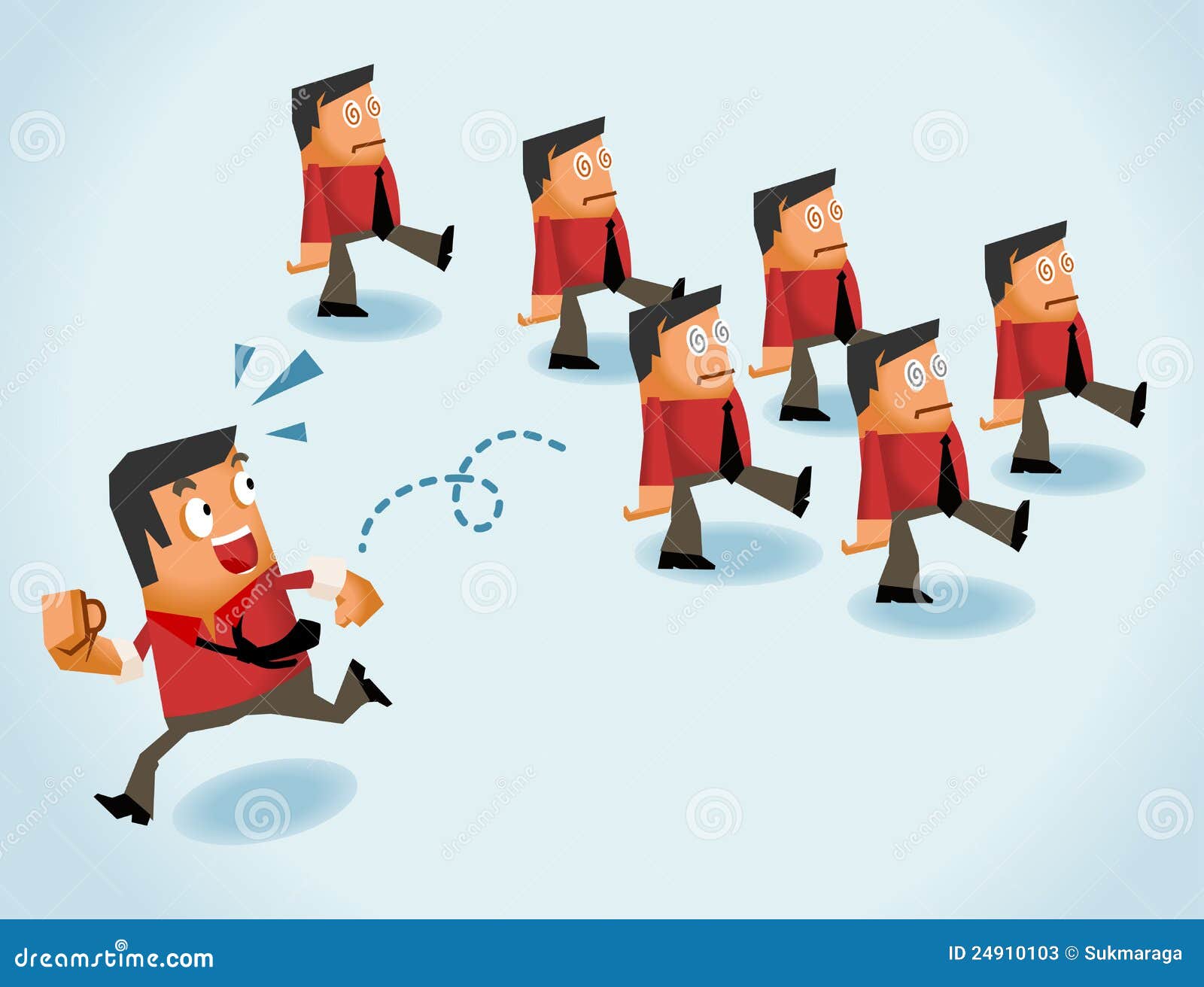 Be Yourself stock vector. Illustration of success, solution - 24910103