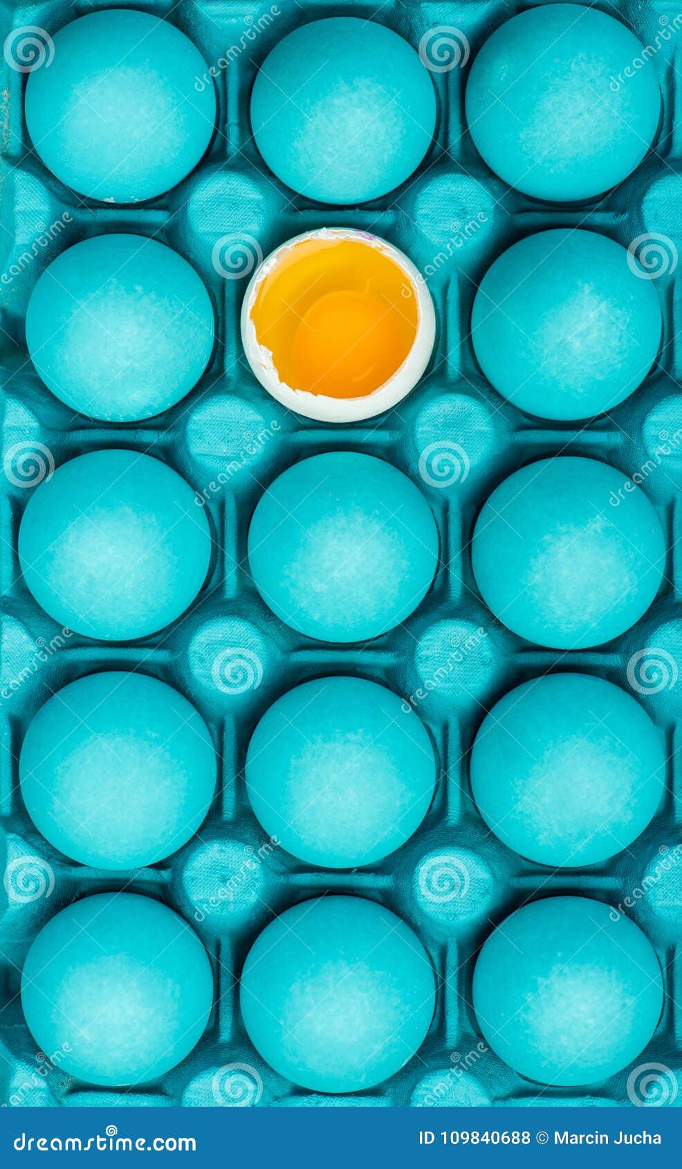 Be Yourself Creative Visual Art Concept with Painted Eggs Stock Photo ...