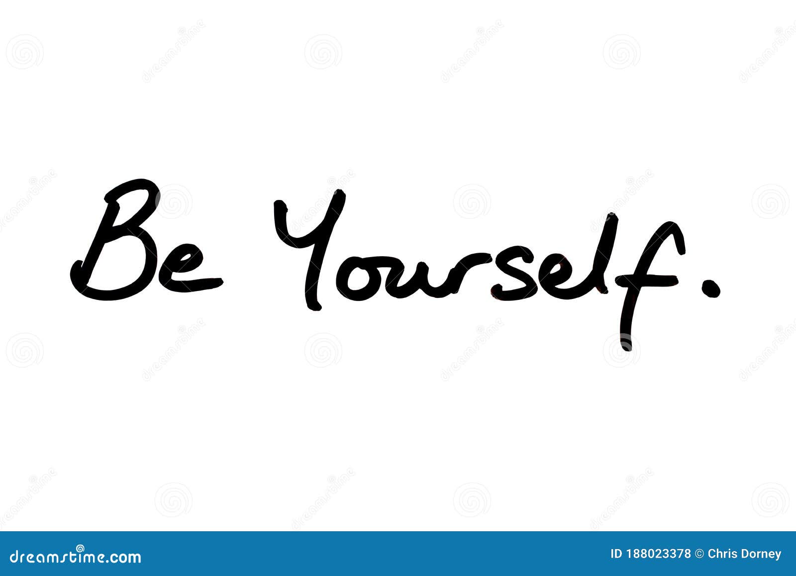 Be Yourself stock illustration. Illustration of interview - 188023378