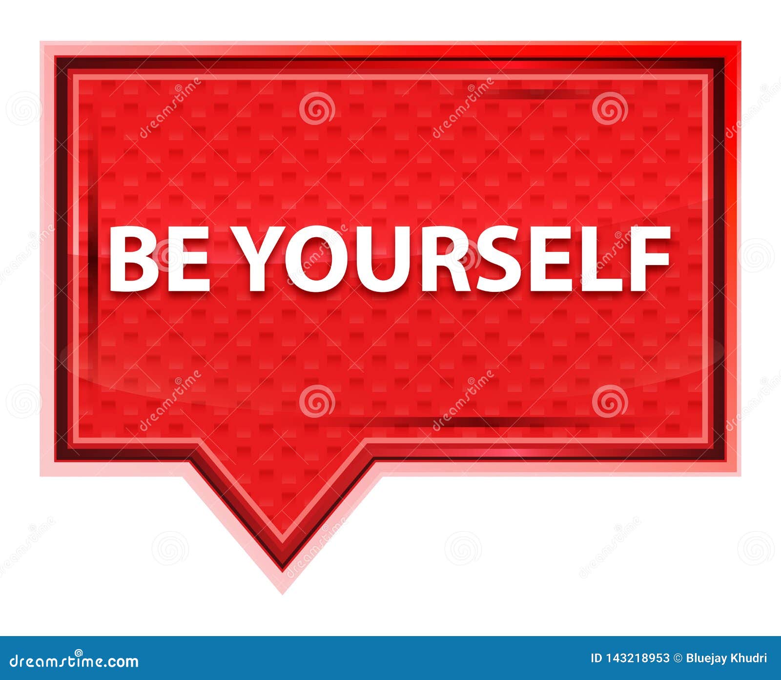 Be Yourself Misty Rose Pink Banner Button Stock Illustration ...
