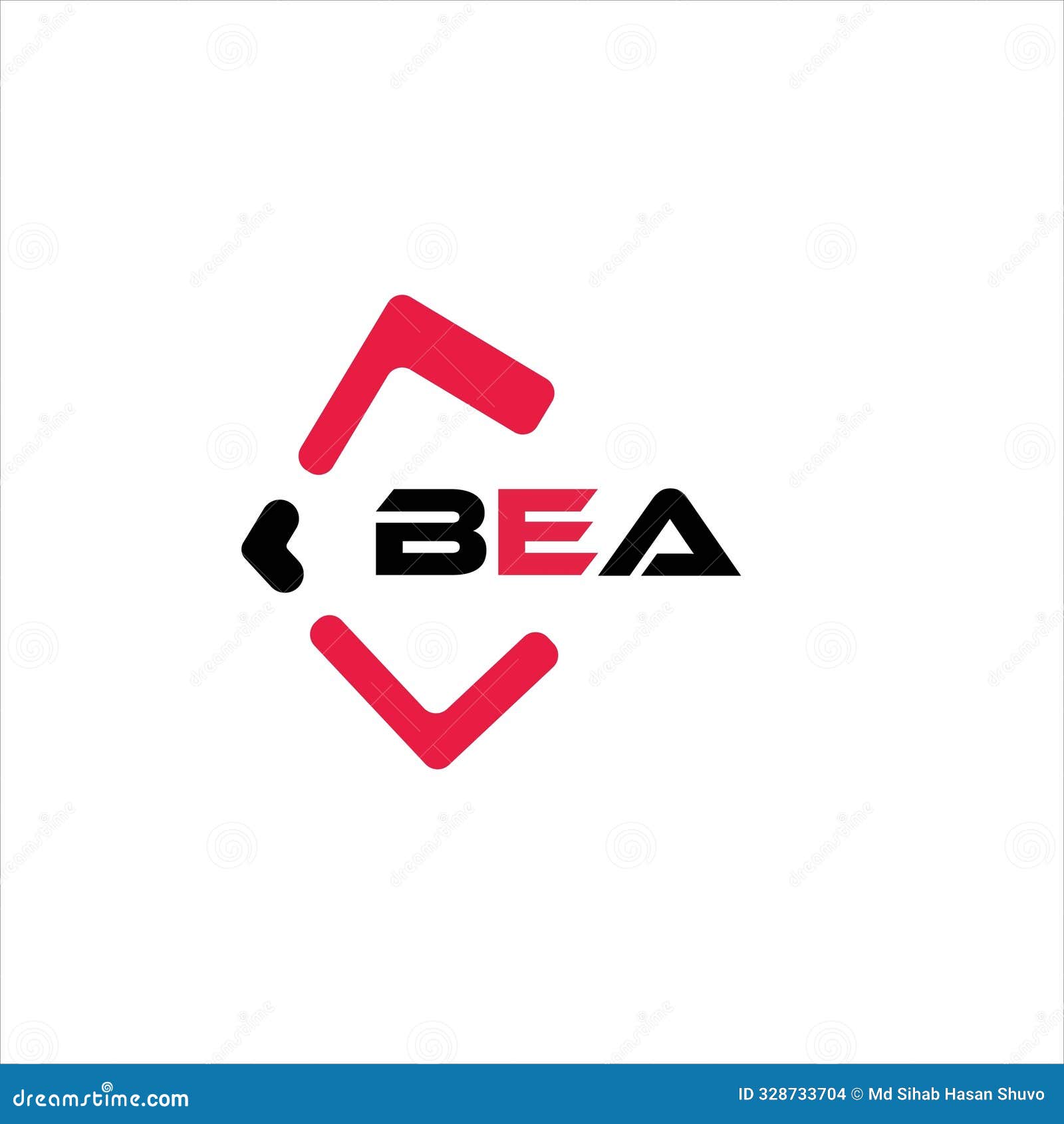 BEA Creative Minimalist Letter Logo. BEA Unique Vector Initials ...