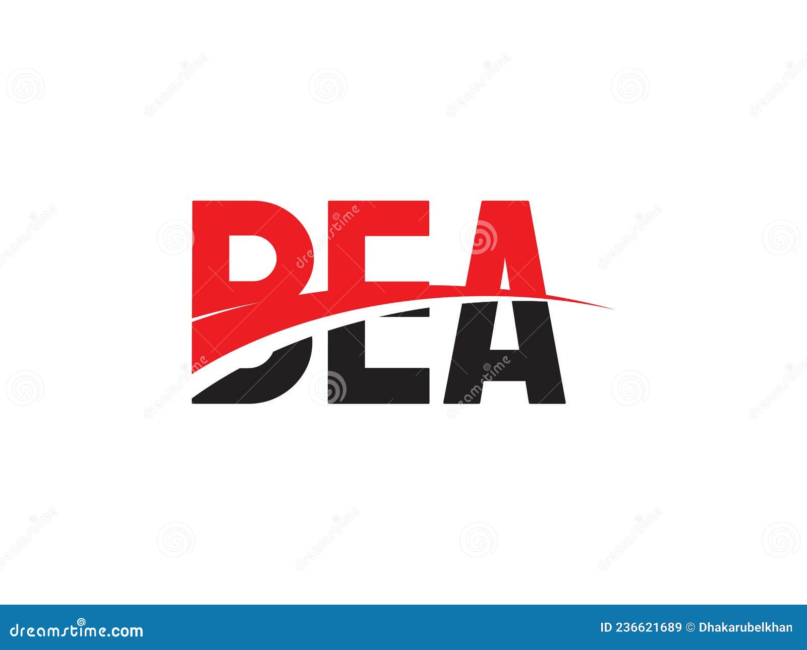 BEA Letter Initial Logo Design Vector Illustration Stock Vector ...