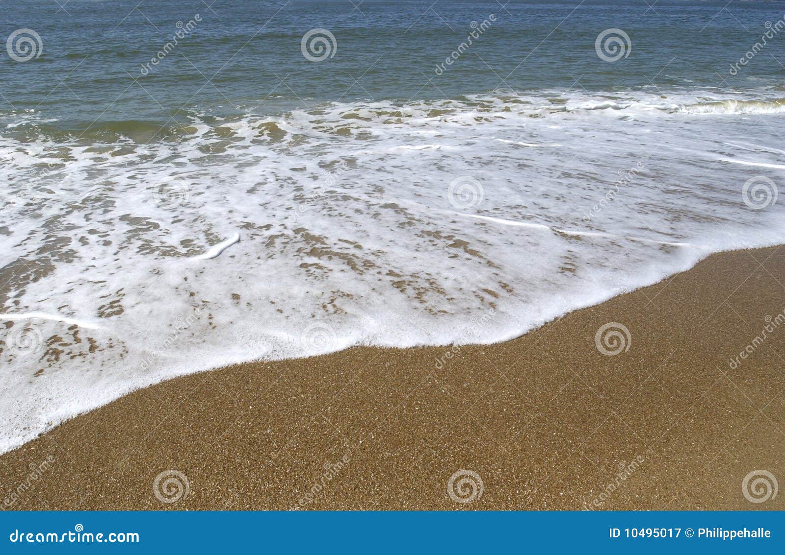 Beach stock image. Image of morning, horizontal, wave - 10495017