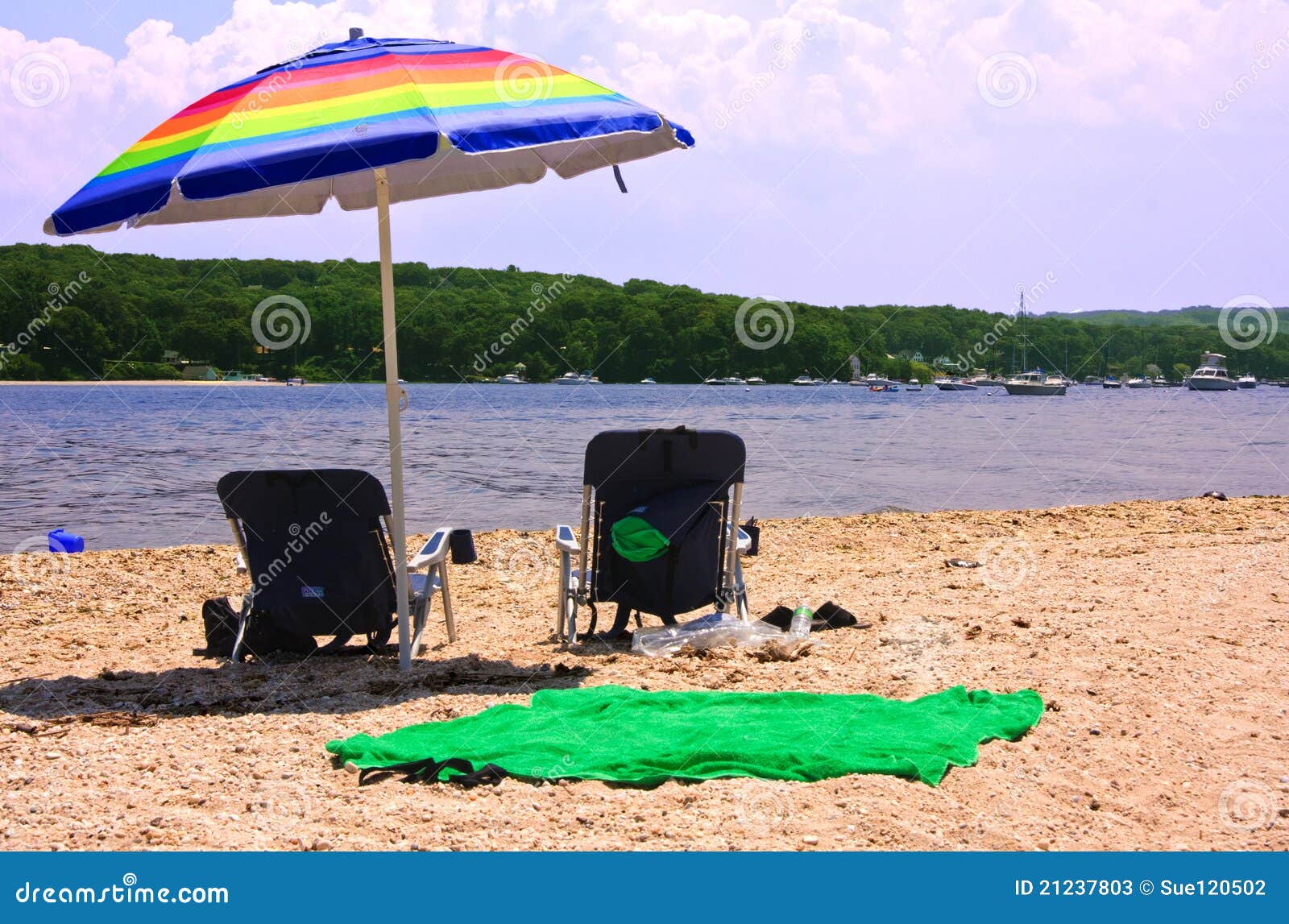 On the Beach stock image. Image of sand, seats, chairs - 21237803