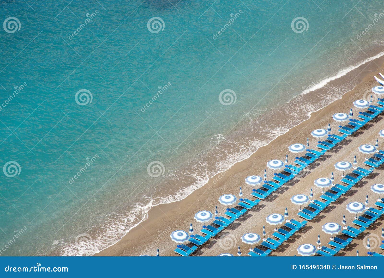 Beach from above stock photo. Image of leisure, sand - 165495340