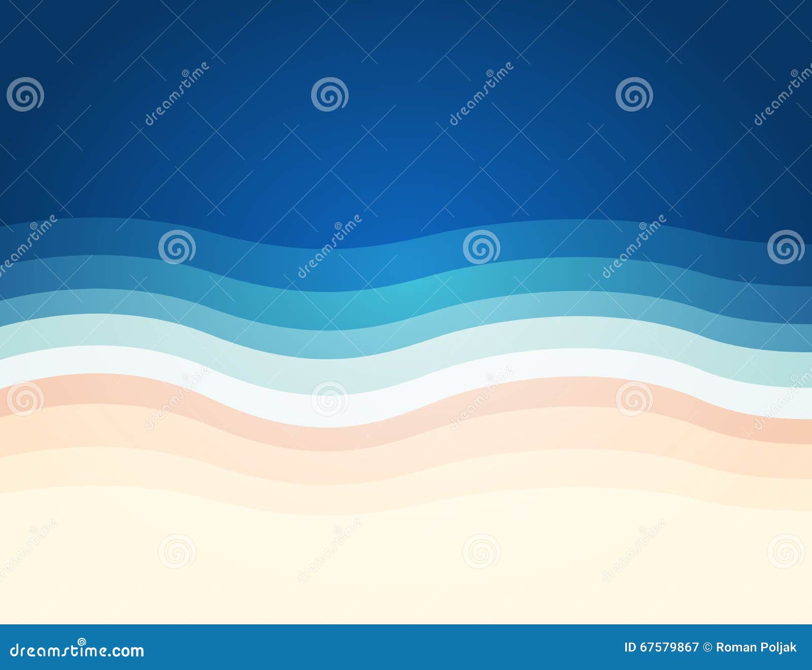 Beach Abstract Background, Vector, Illustration. Stock Vector ...