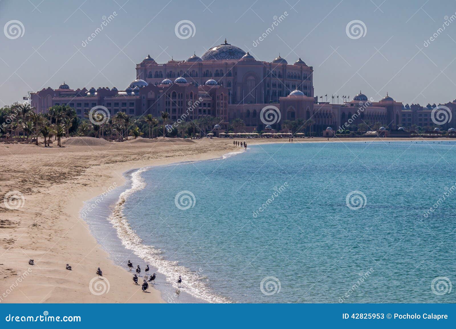 Beach in Abu Dhabi stock image. Image of race, sports - 42825953