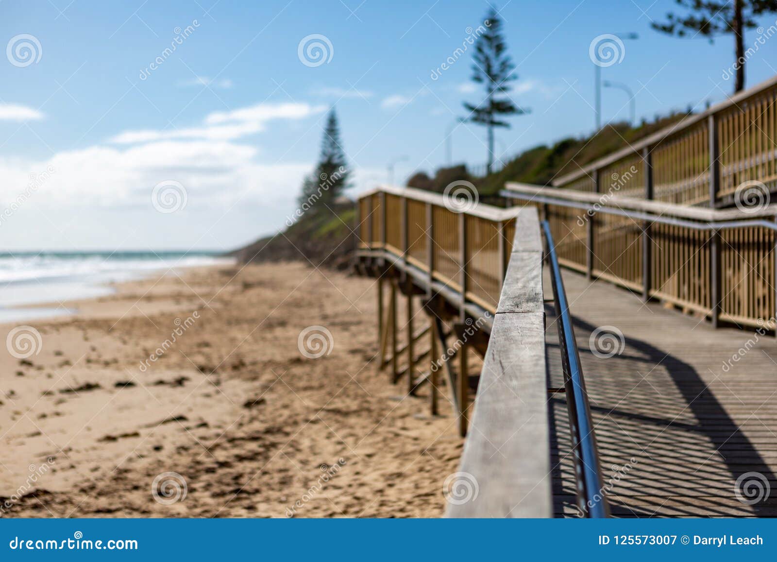 The Beach Access Ramp on To the Sand with Selective Focus at Christies ...