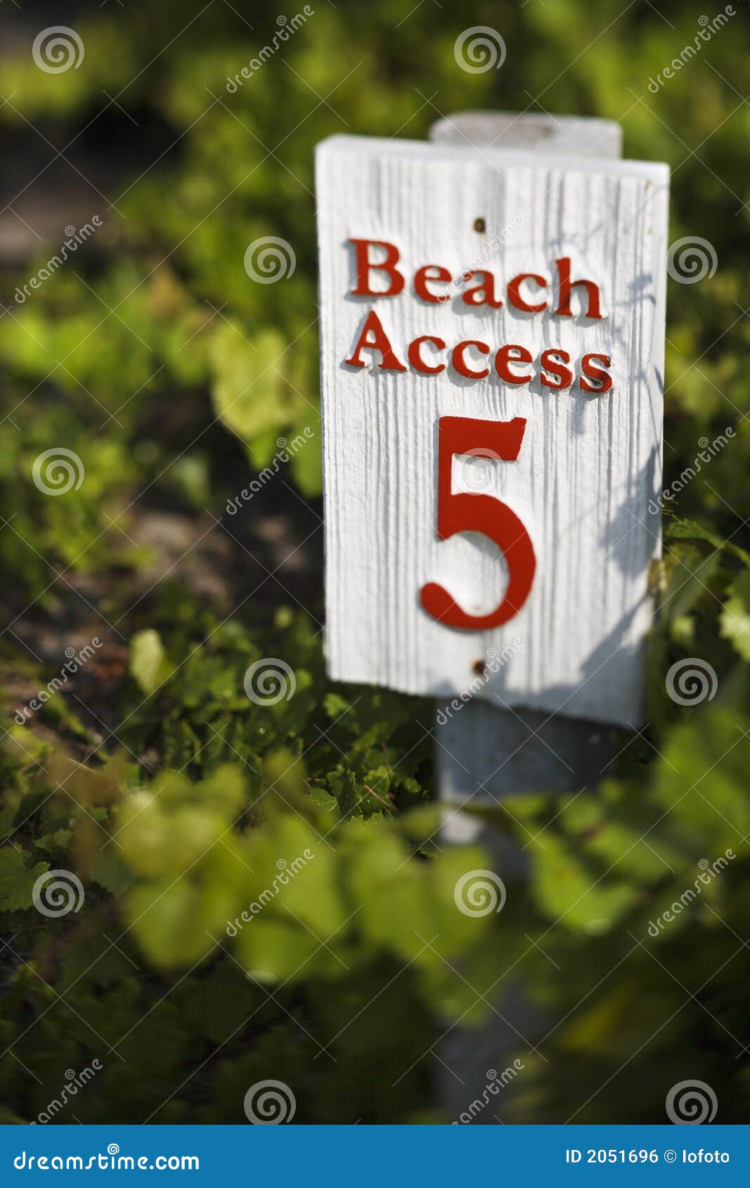 Beach Access Sign Royalty Free Stock Image - Image: 2051696
