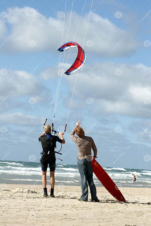 Beach activities:kite stock photo. Image of kite, activity - 2002702
