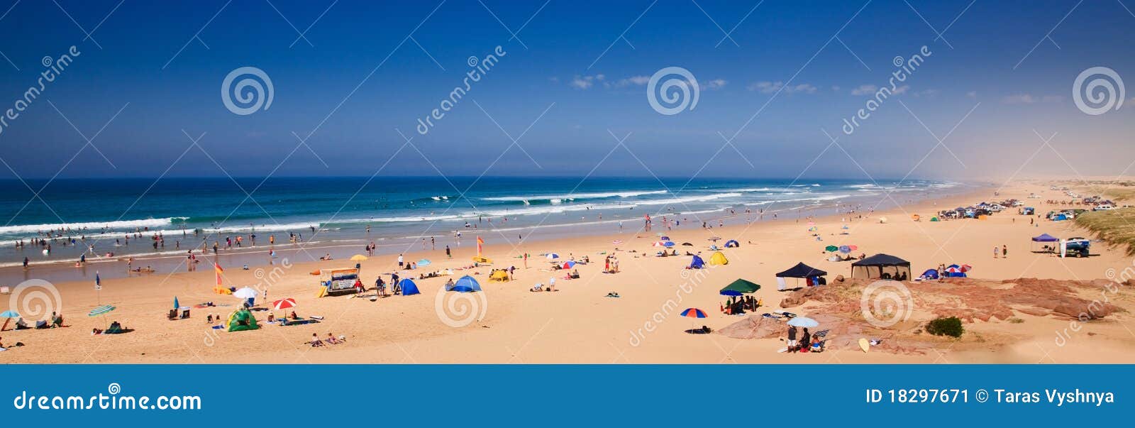Beach Anna Bay stock image. Image of beach, skyline, scenics - 18297671